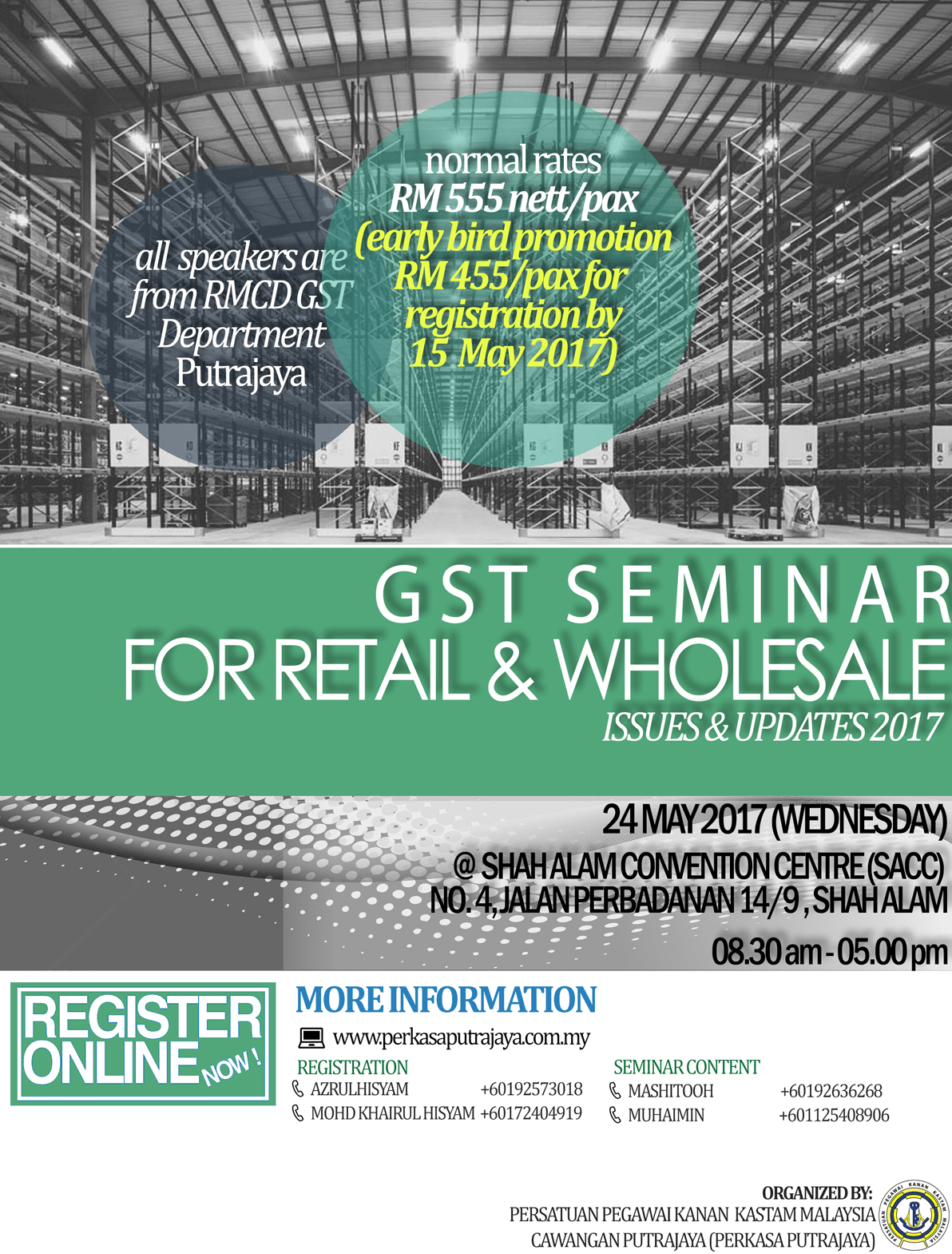 GST SEMINAR FOR RETAIL & WHOLESALE SECTOR (ISSUES AND UPDATES 2017 ...